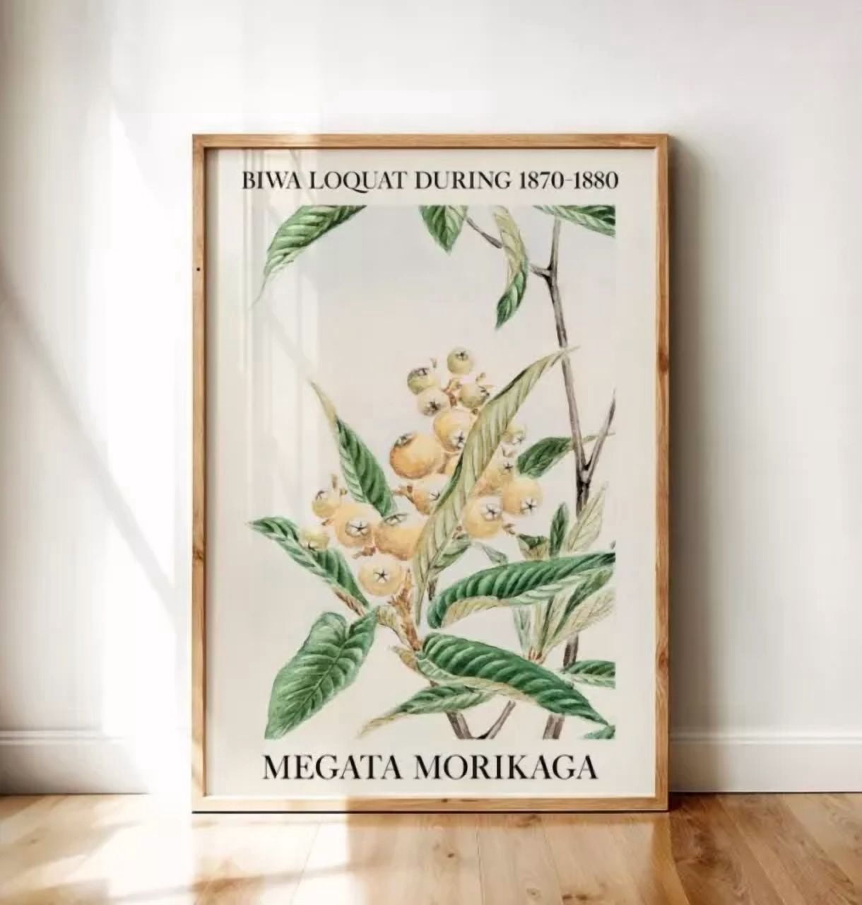 Biwa Loquat During By Megata Morikaga Vintage Home Decor Vintage Art ...