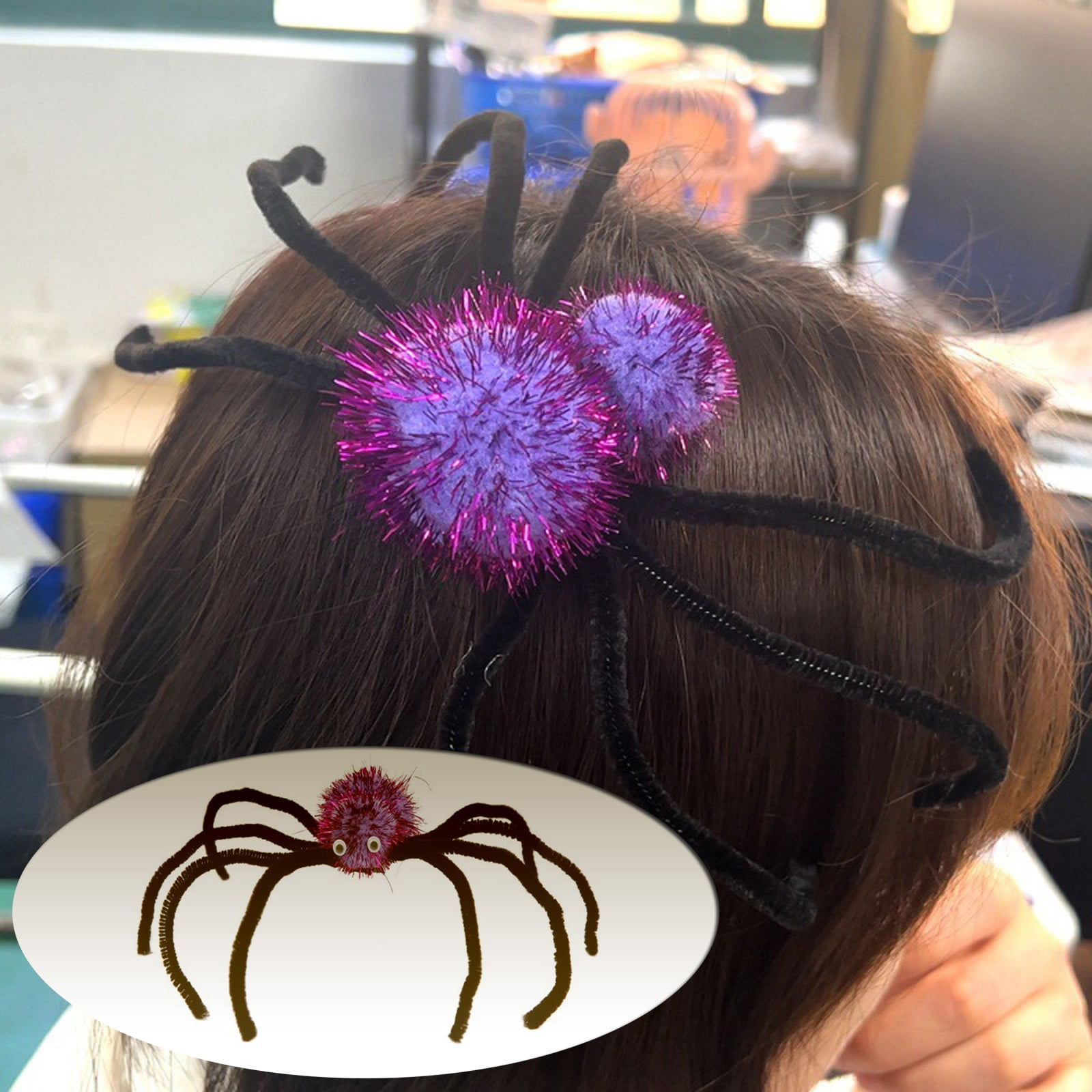 Biweutydys New Festives Spider Hairpin Ghost Festival Party Party