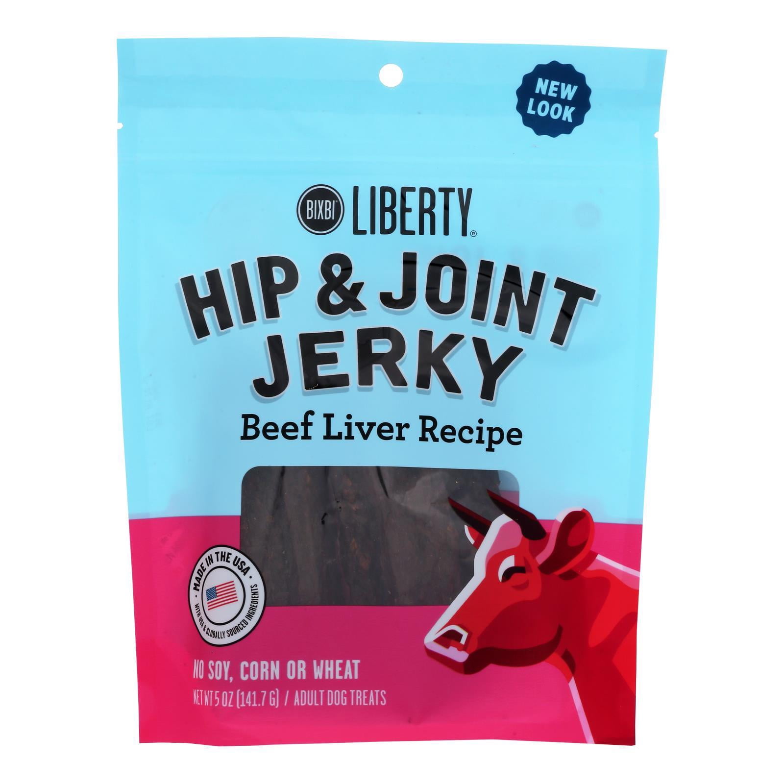 Bixbi Jerky Hip & Joint Beef 5 oz (Pack of 6) - Walmart.com
