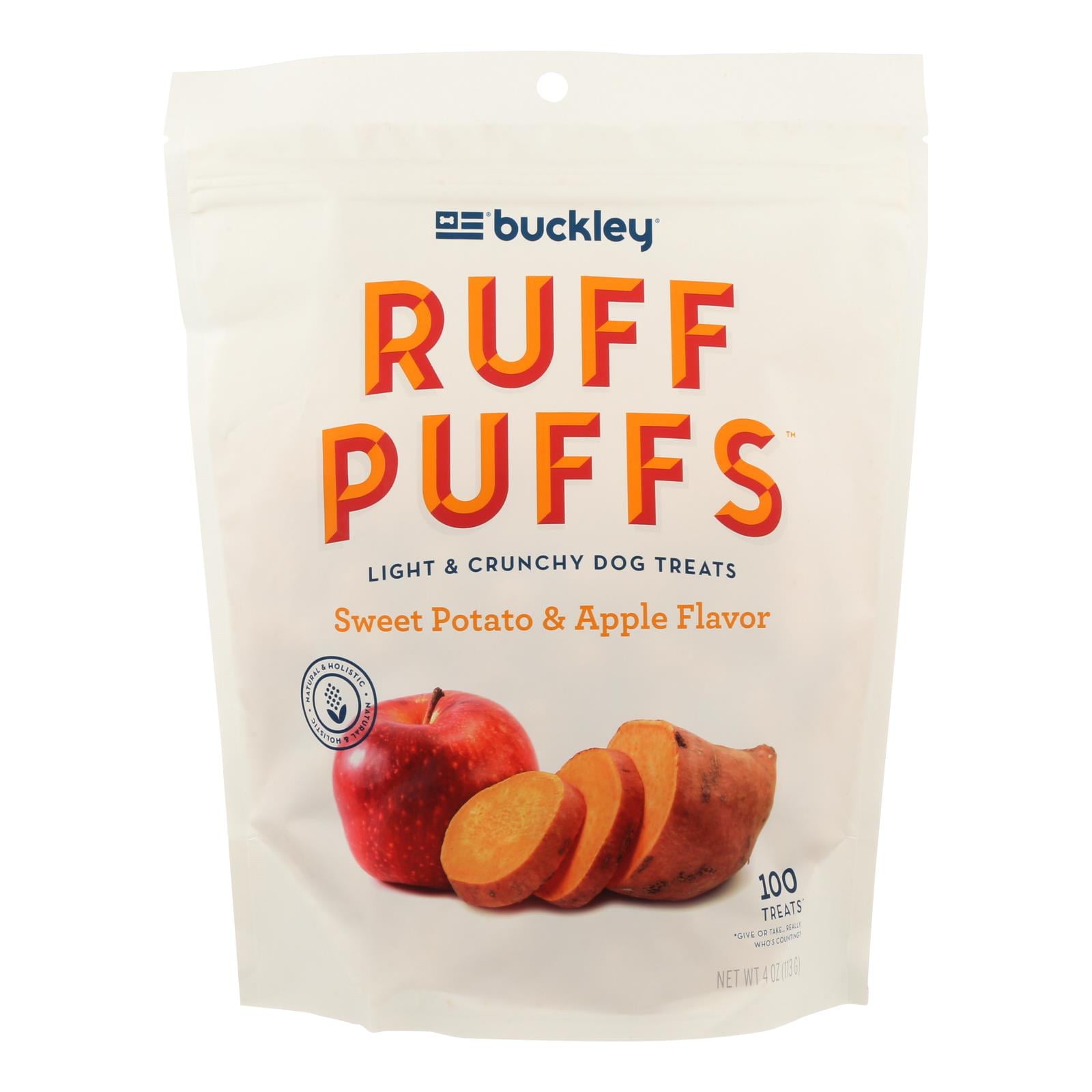Bixbi - Ruff Puffs Sweet Pot & Ap - Case of 8-4 OZ - Walmart.com