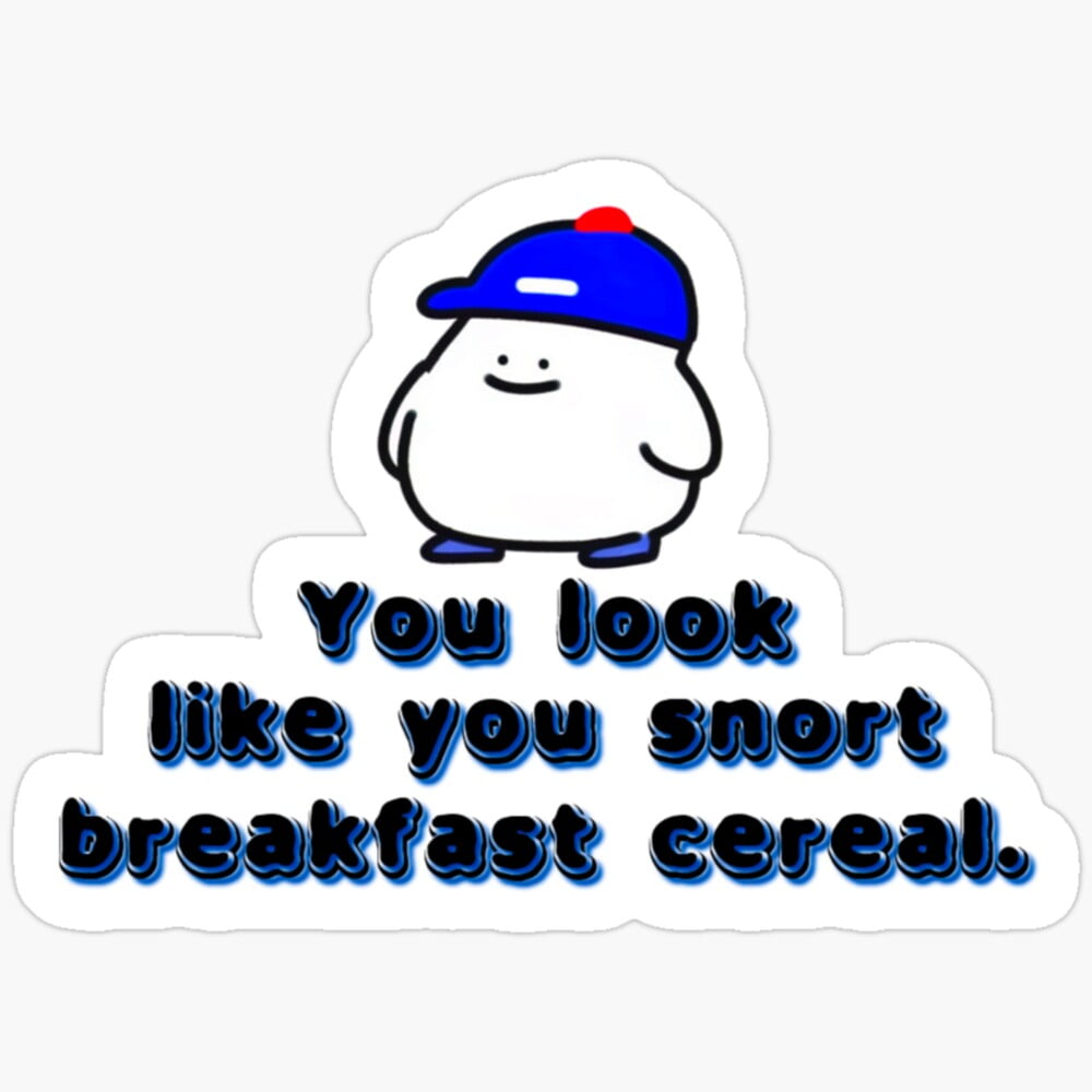 Bixby Blobberry - Breakfast Cereal Sticker Phone Decal Water Bottle ...