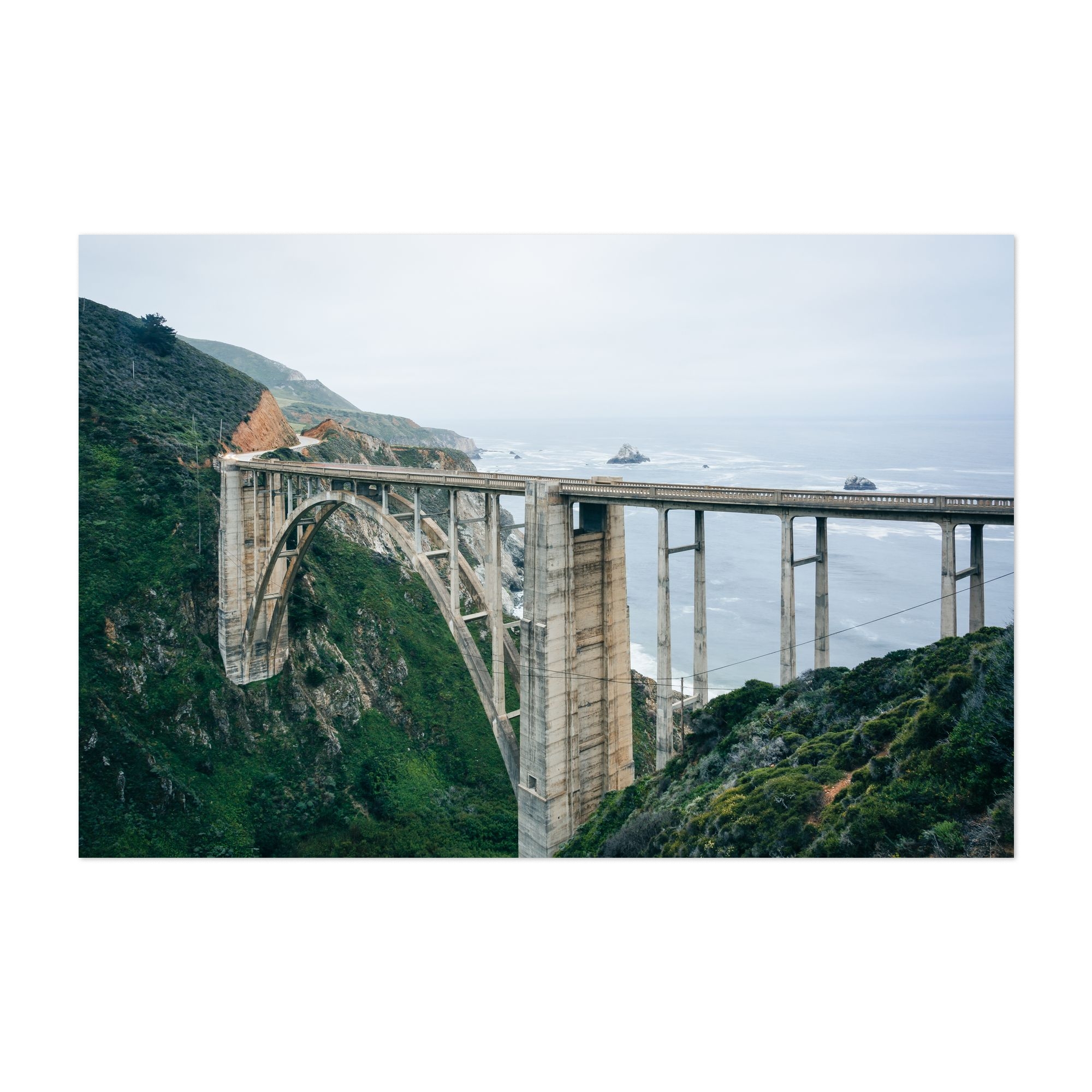 Bixby Bridge - Big Sur California Photography Bridge Coast Ocean ...