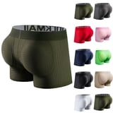 Bixock Boxer Briefs for Men,Men's Underwear Long Leg Mesh Breathable ...