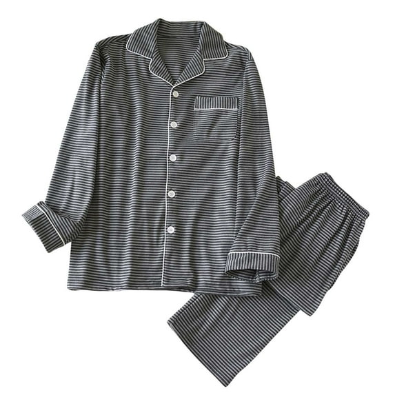 Bixock Casual Pajamas Sets for Men,Two-piece Pajamas Set for Men ...