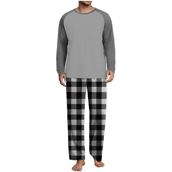 Bixock Casual Pajamas Sets for Men,Two-piece Pajamas Set for Men ...
