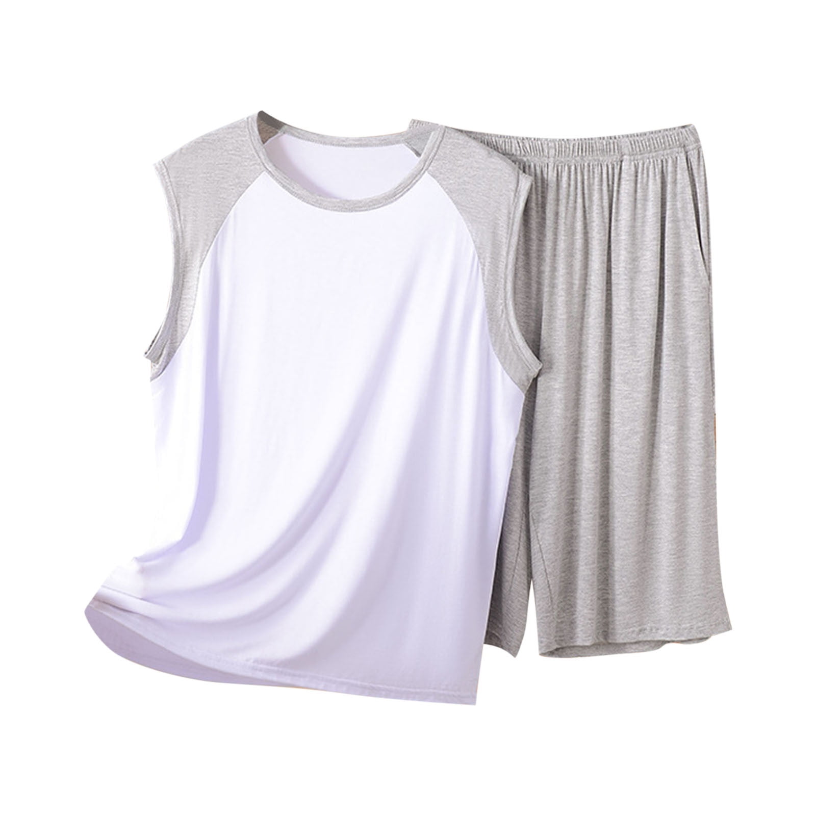 Bixock Casual Pajamas Sets for Men,Two-piece Pajamas Set for Men ...