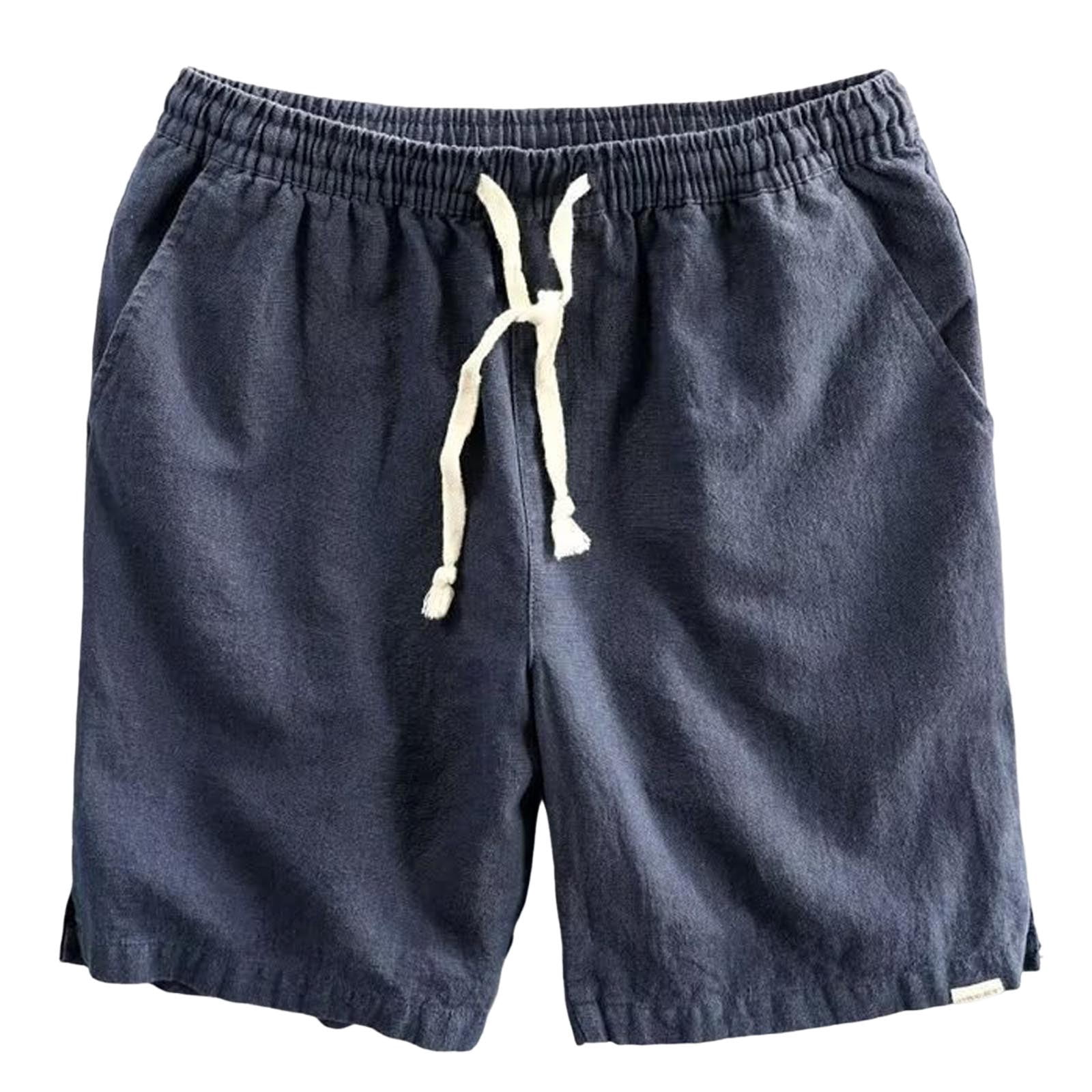 Bixock Casual Pant for Men,Short Pants for Men,Men's Solid Color ...