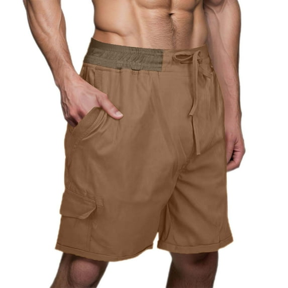 Bixock Casual Pant for Men,Cargo Short Pants for Men,Men's Solid Color ...
