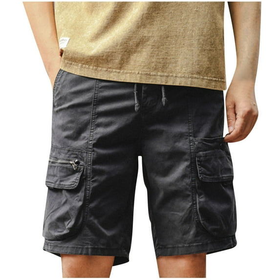 Bixock Casual Pant for Men,Cargo Short Pants for Men,Men's Solid Color ...