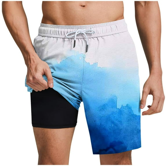 Bixock Casual Pant for Men,Short Pants for Men,Men's Plaid Flat Front ...