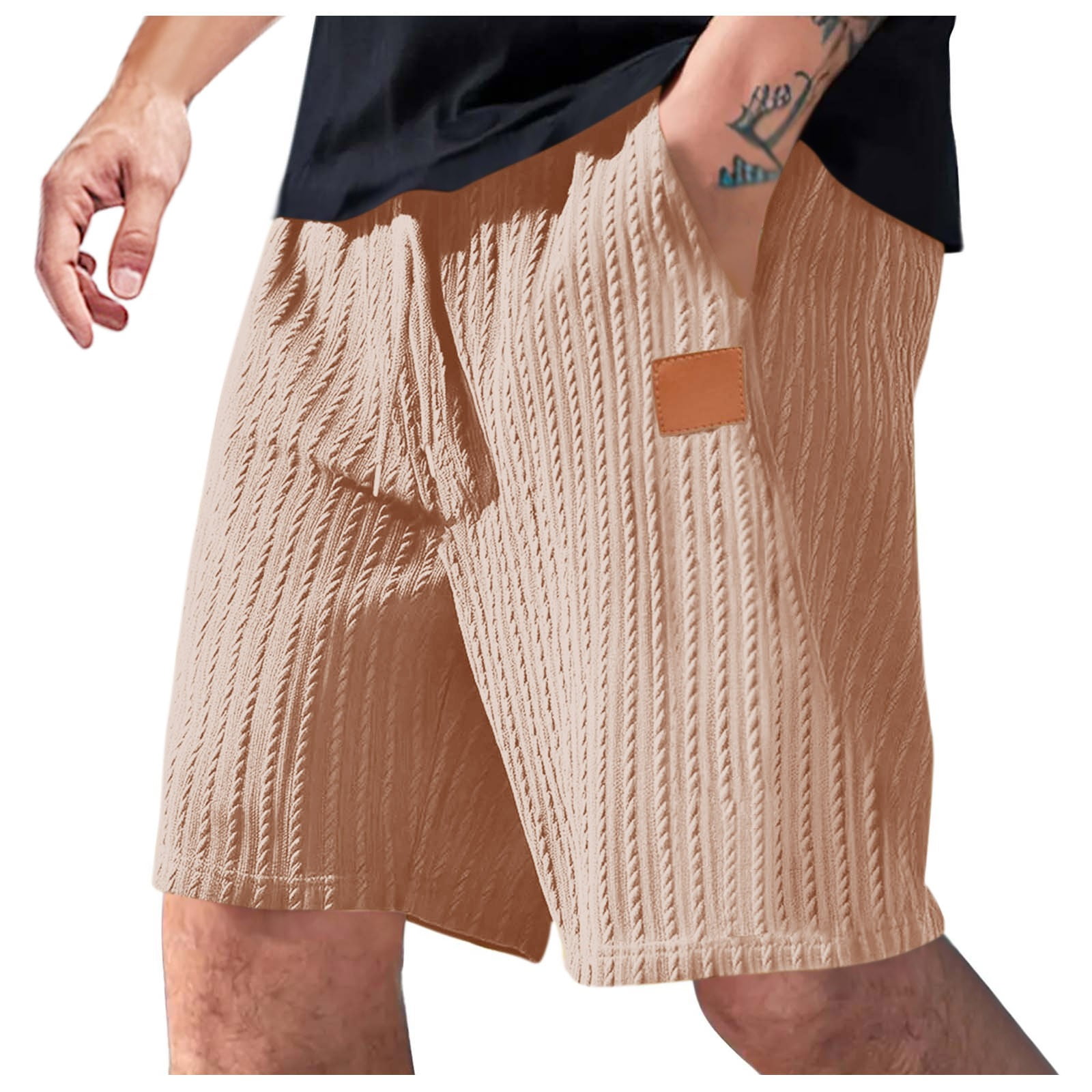 Bixock Casual Pant for Men,Short Pants for Men,Men's Solid Color ...