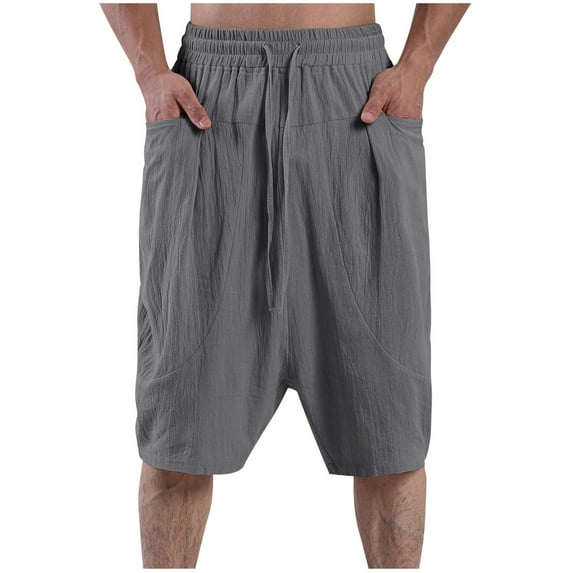 Bixock Casual Pant for Men,Short Pants for Men,Men's Solid Color Work ...