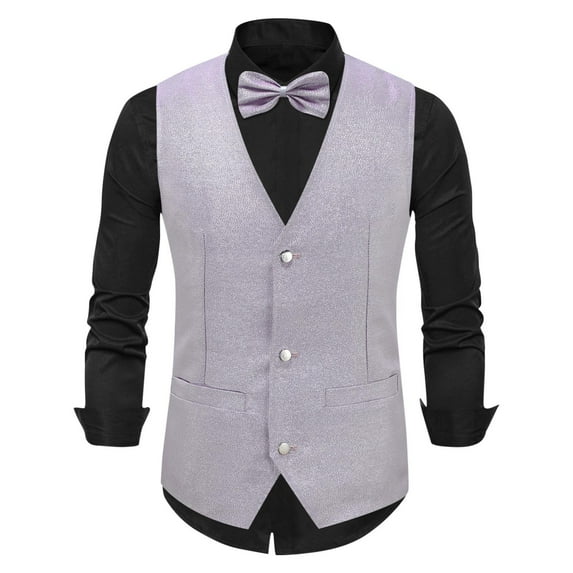 Bixock Casual Tops for Men,Fleece Suit Vests for Men,Tops for Men Solid ...