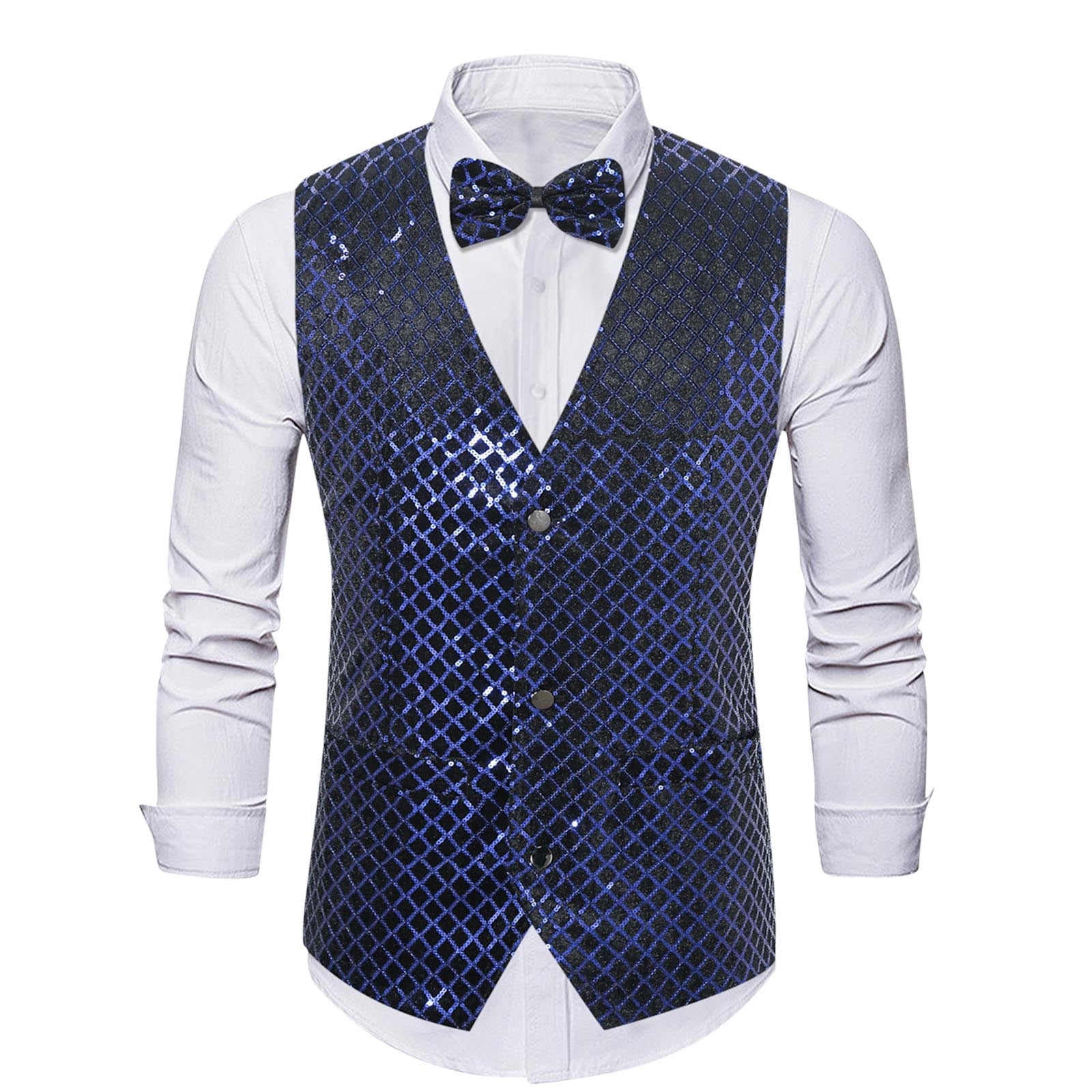 Bixock Casual Tops for Men,Fleece Suit Vests for Men,Tops for Men Solid ...