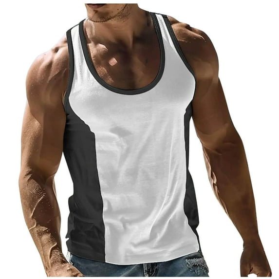Bixock Casual Tops for Men,Fleece Tank Tops for Men,Tops for Men ...