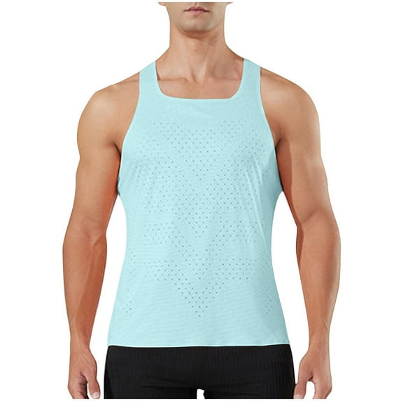Bixock Casual Tops for Men,Fleece Tank Tops for Men,Tops for Men Solid ...