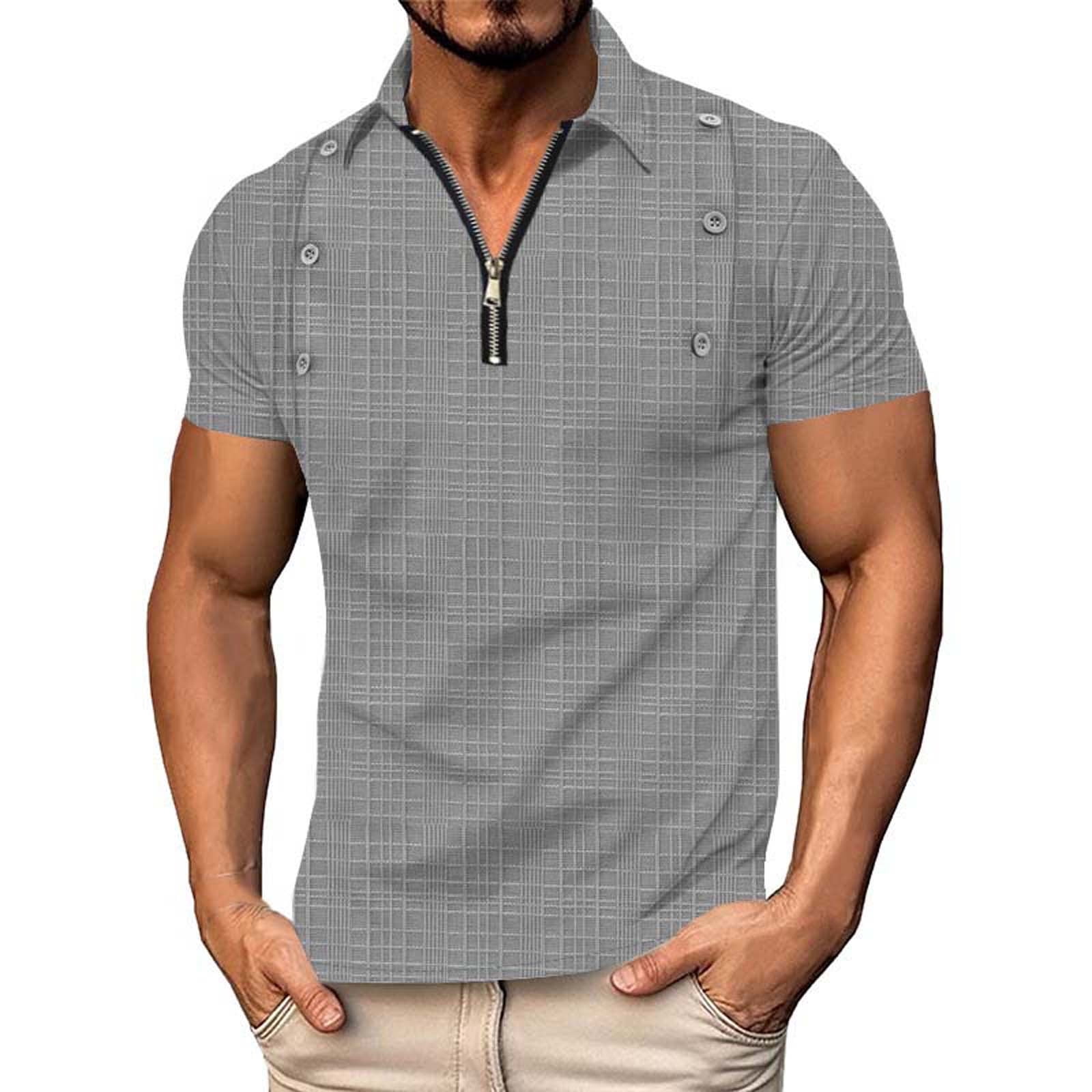 Bixock Casual Tops for Men,Short Sleeve Shirts for Men,Shirts for Men ...