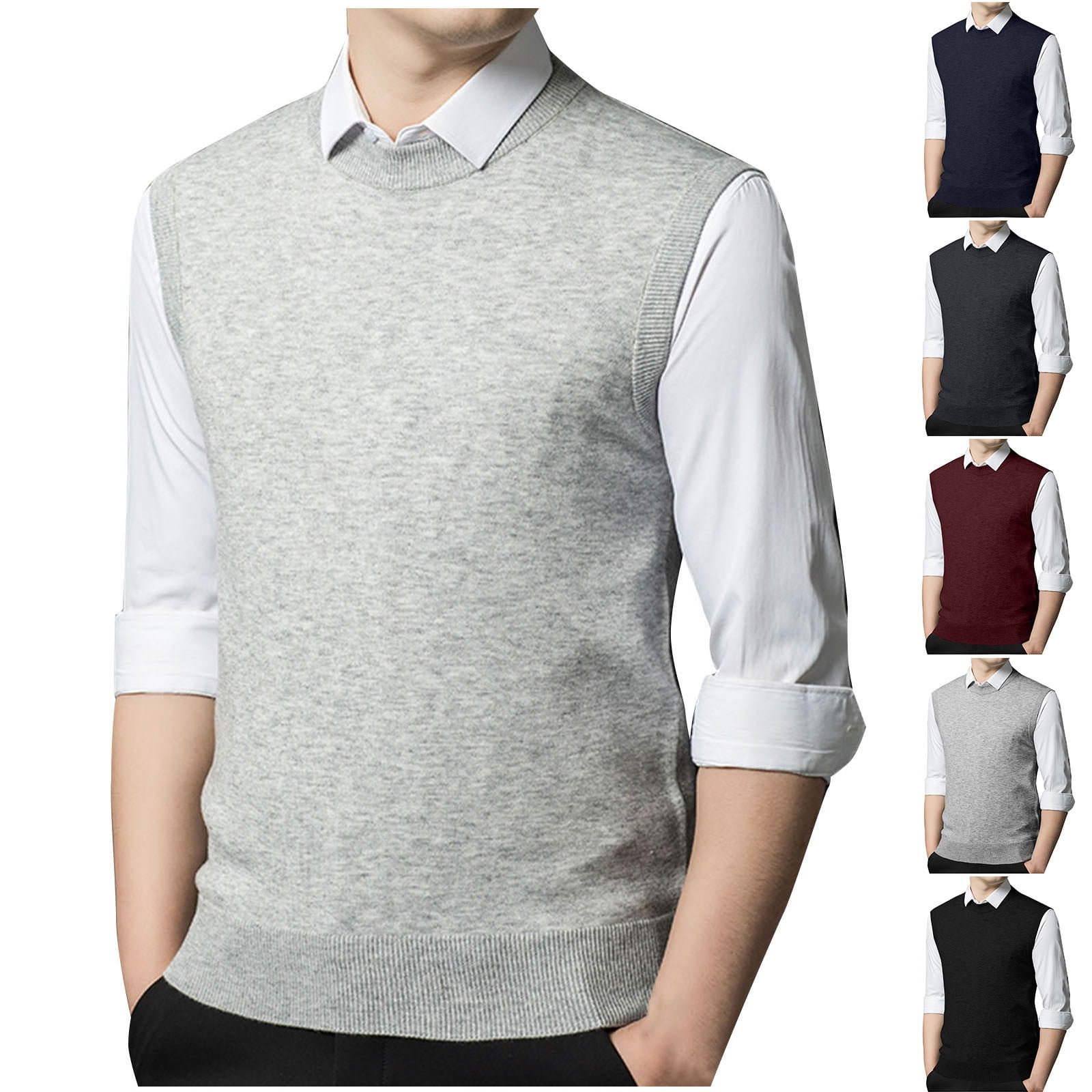 Bixock Casual Tops for Men,Fleece Vests for Mens,Tops for Men ...