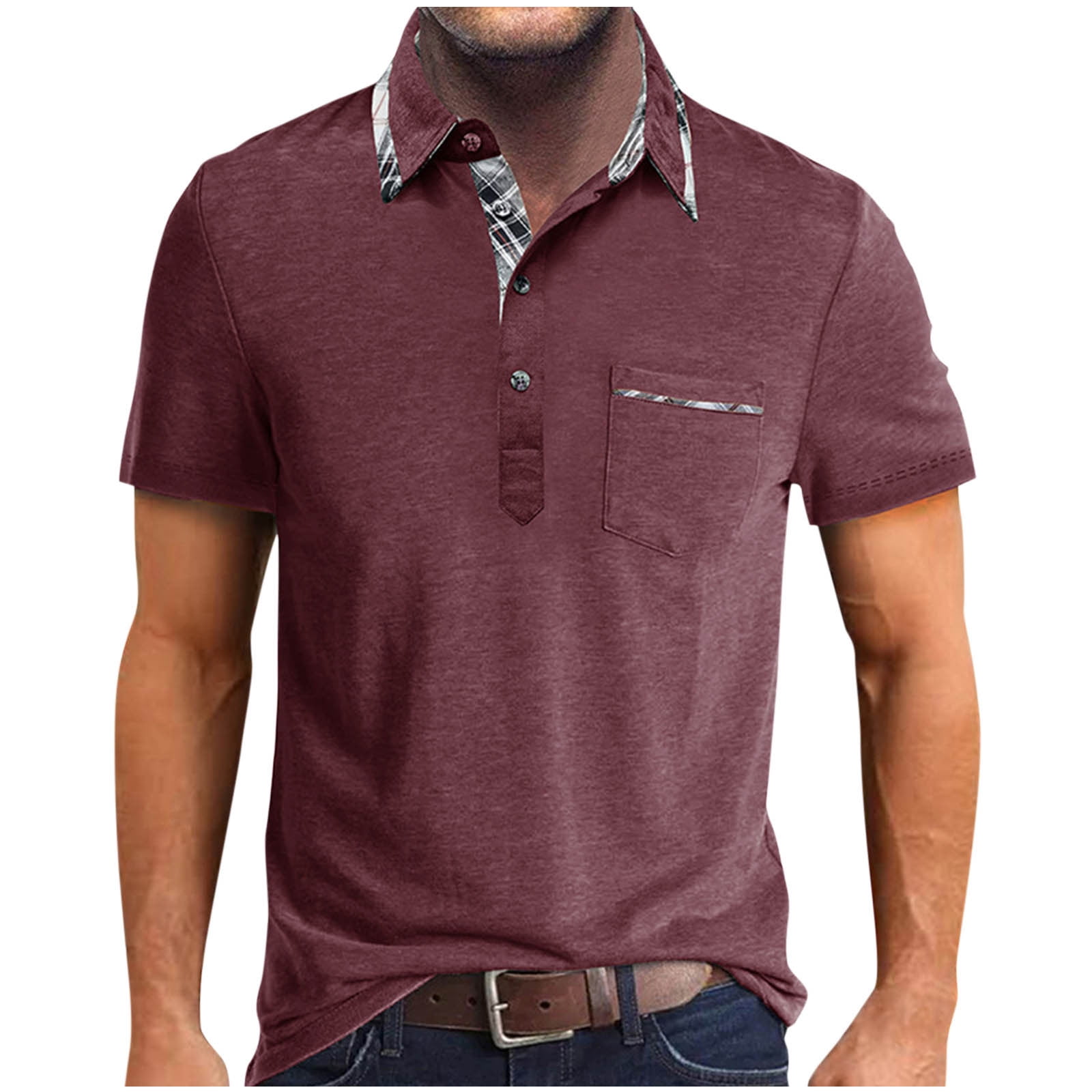 Bixock Casual Tops for Men, Short Sleeve Shirts for Men,Shirt for Men ...