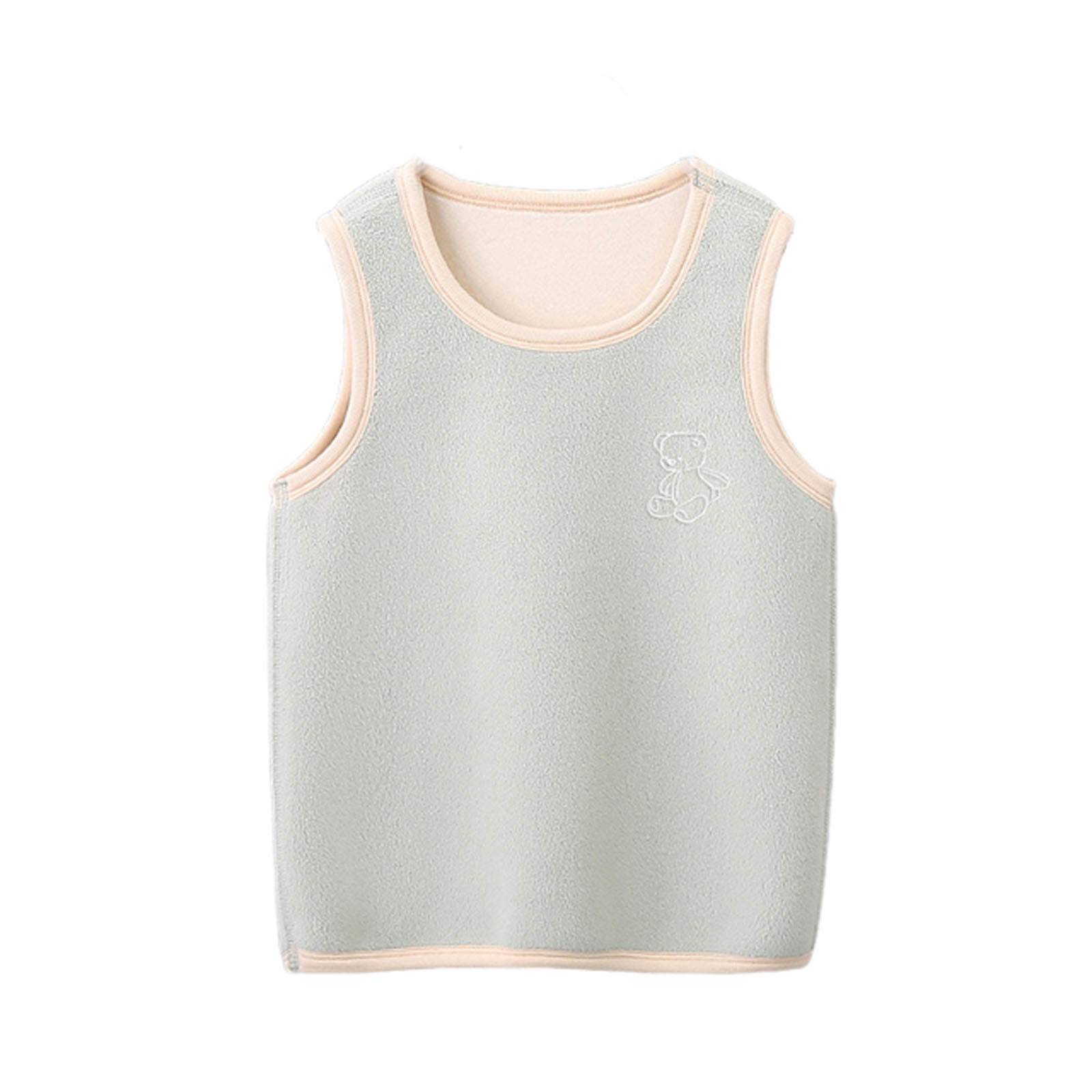 Bixock Children Outerwear Vests 1-12 Years Boys Girls Sleeveless Fleece ...