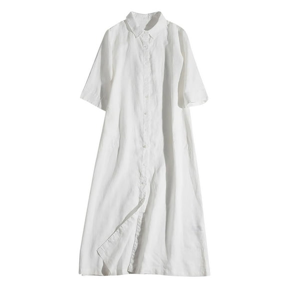 Bixock Dresses for Women,Women Oversize Mini Dress,Women's Solid Color ...