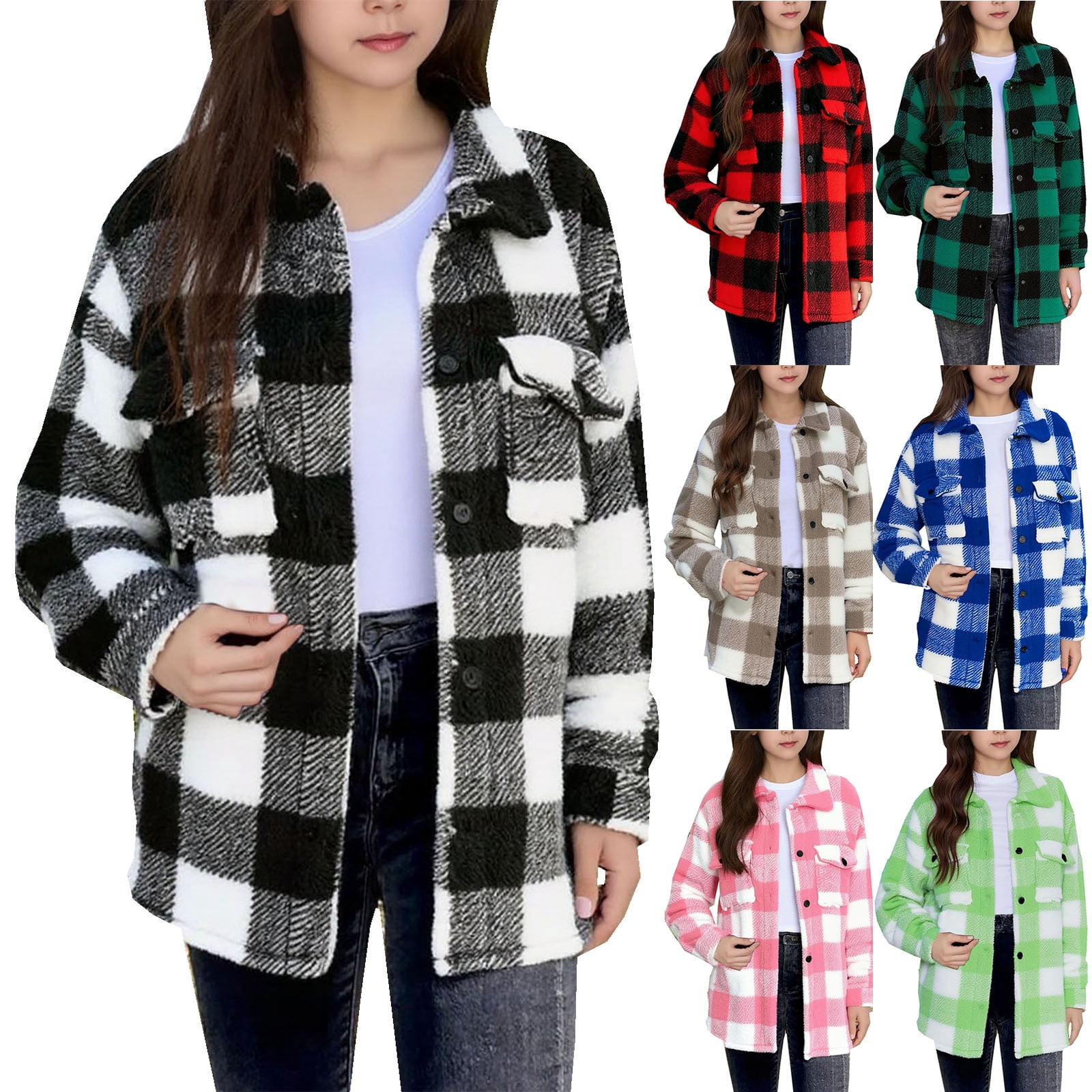 Bixock Fall/Winter Jackets for Girls,Toddler Girls Fleece Jackets,Kids ...