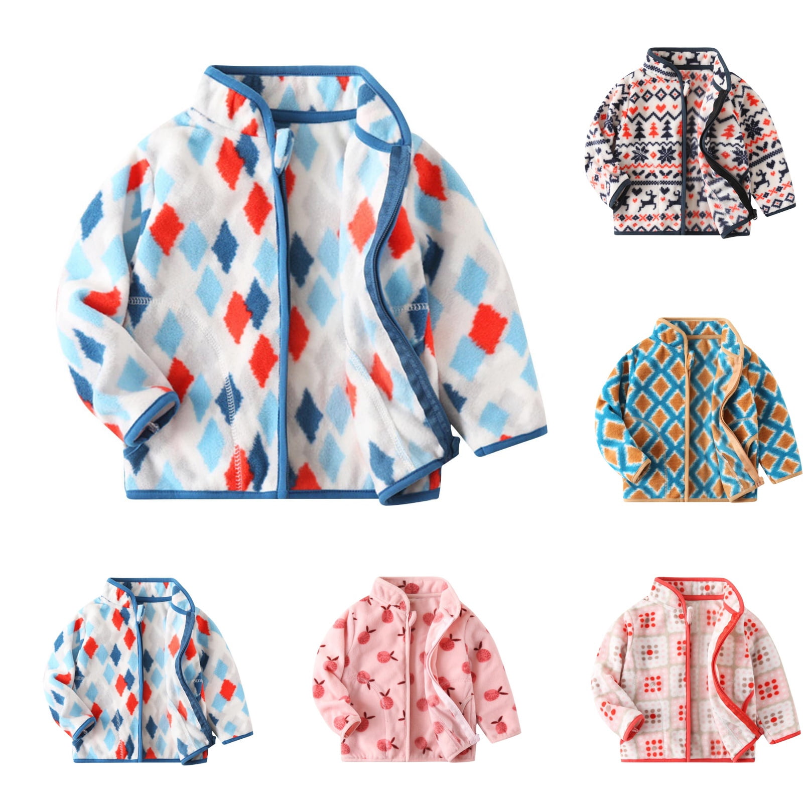 Bixock Fall/Winter Kids Fleece Jacket Toddler Boy Girls Warm Jacket ...