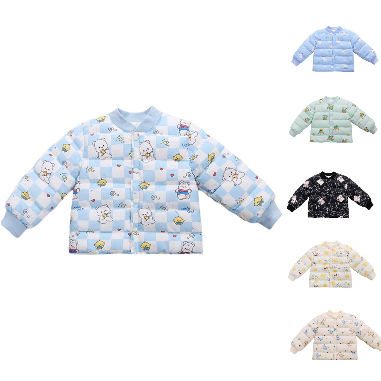 Bixock Fall/Winter Kids Hooded Puffer Jacket Toddler Boys Girls Warm ...