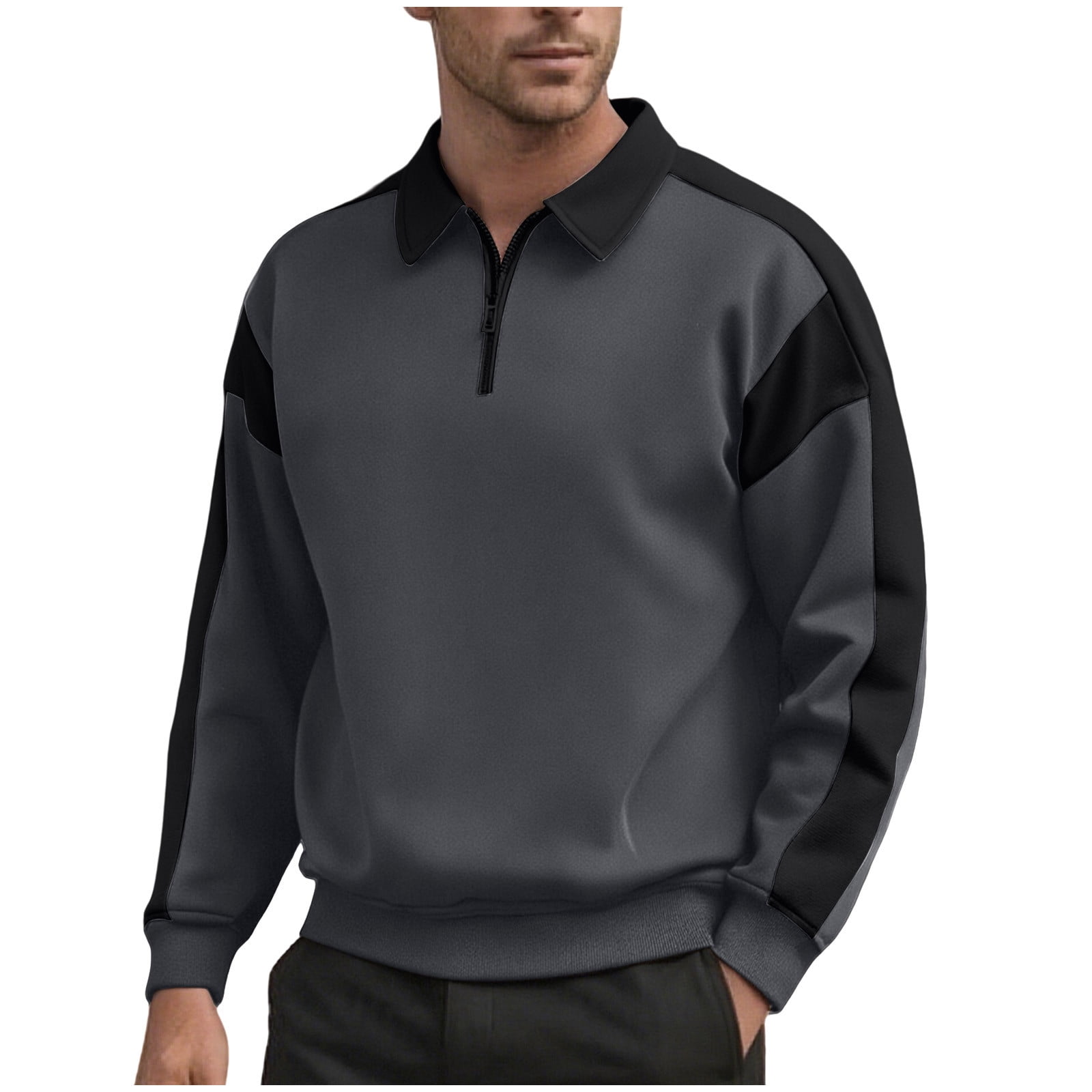 Bixock Fall/Winter Men Button-Up Shirts,Men Long Sleeved Shirts Tops ...