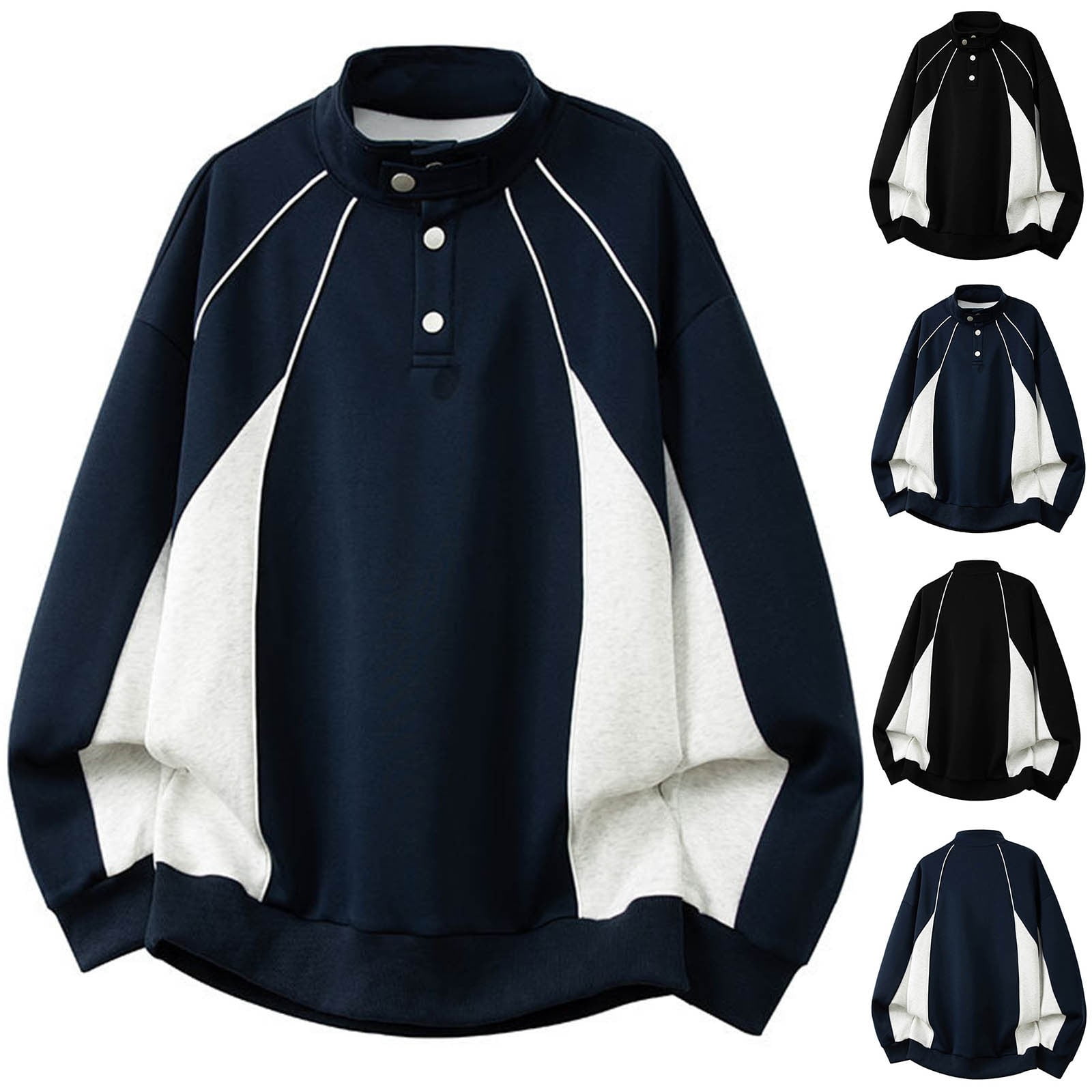 Bixock Fall/Winter Men Hoodie Tops,Men Long Sleeved Shirts,Men Casual ...