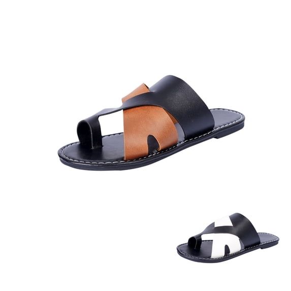 Bixock Flat Sandals for Women Bohemian Style with Multiple Straps for ...