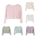 Bixock Girls Fall Cardigan Kids Sweater Cardigan Children Knit Long ...