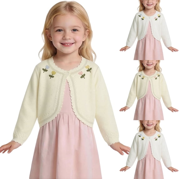 Bixock Girls Fall Cardigan Kids Sweater Cardigan Children Knit Wrap ...