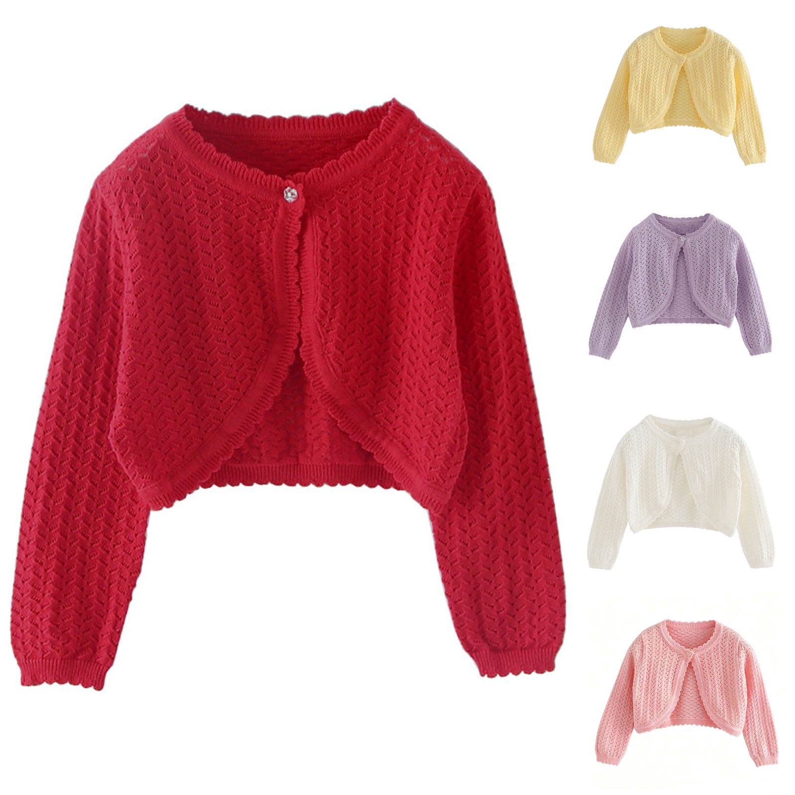 Bixock Girls Fall Cardigan Kids Sweater Cardigan Children Knit Wrap ...