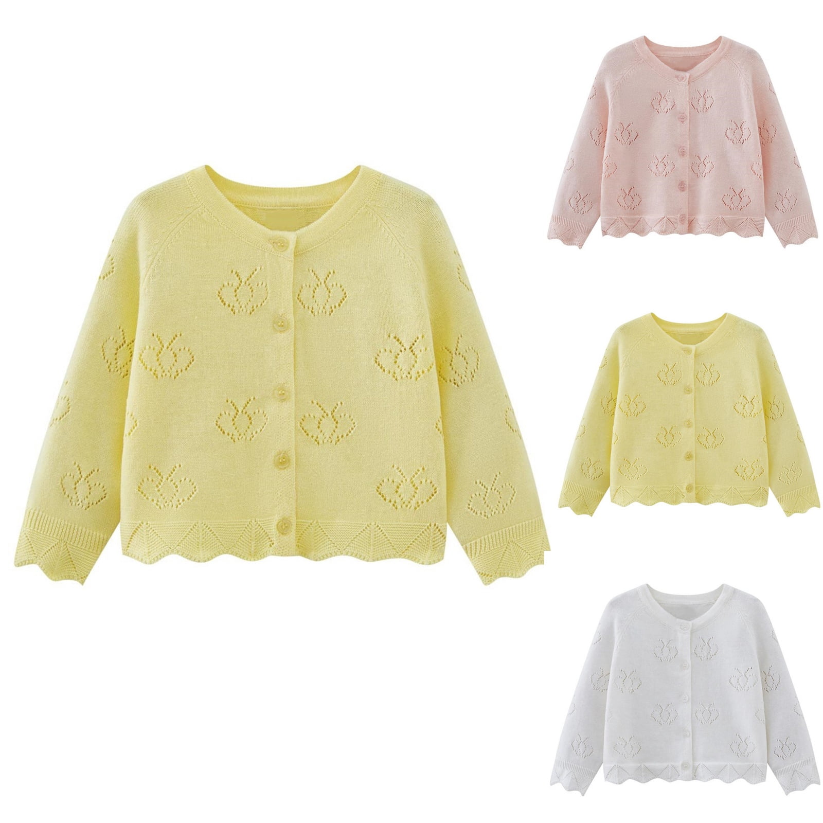 Bixock Girls Fall Cardigan Kids Sweater Cardigan Children Long Sleeve ...