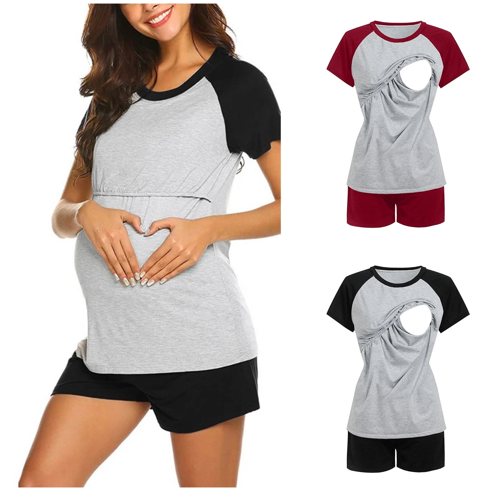 Bixock Maternity Pants,Womens Over The Belly Pants,Ladies Fashion Color ...