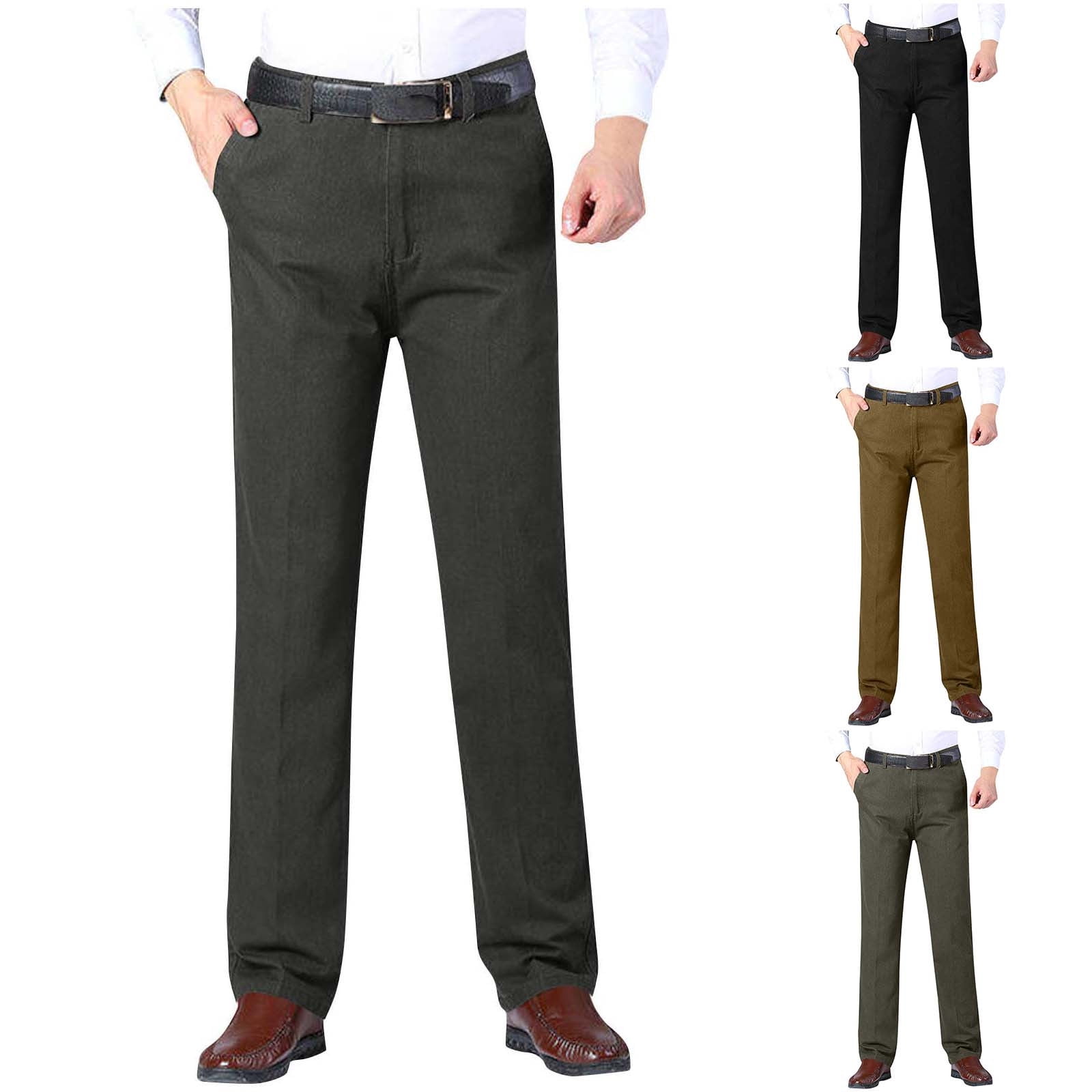 Bixock Men Cargo Jogger Sweatpants,Wide Leg Pant,Men Casual Pants ...
