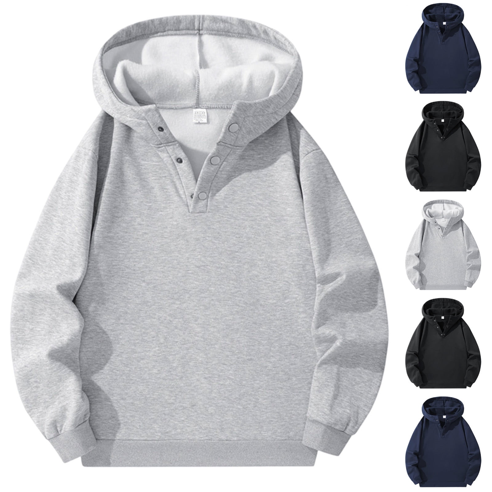 Bixock Plus Size Casual Top for Men,Hoodie Tops for Men,Men Casual Tops ...
