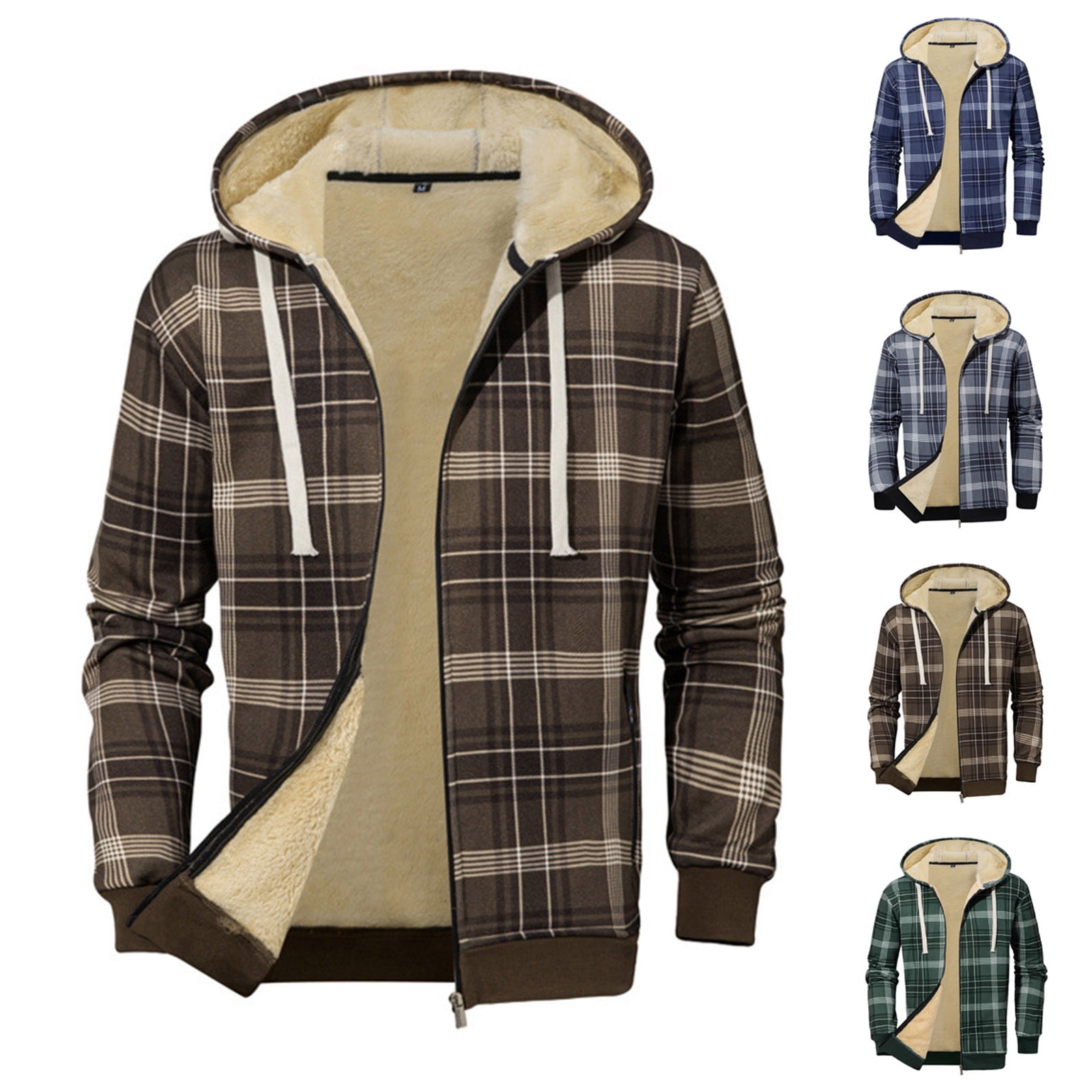 Bixock Casual Top for Mens,Cardigan Tops for Men,Men Casual Tops Plaid ...