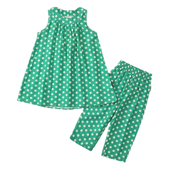 Bixock Onefit Sets for Kids Girls 3-8 Years Sleeveless Ruffle Back ...