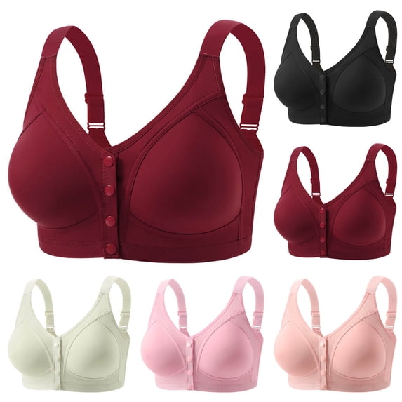 Bixock Plus Size Bras for Women,Sport Bras for Women Front Closure ...