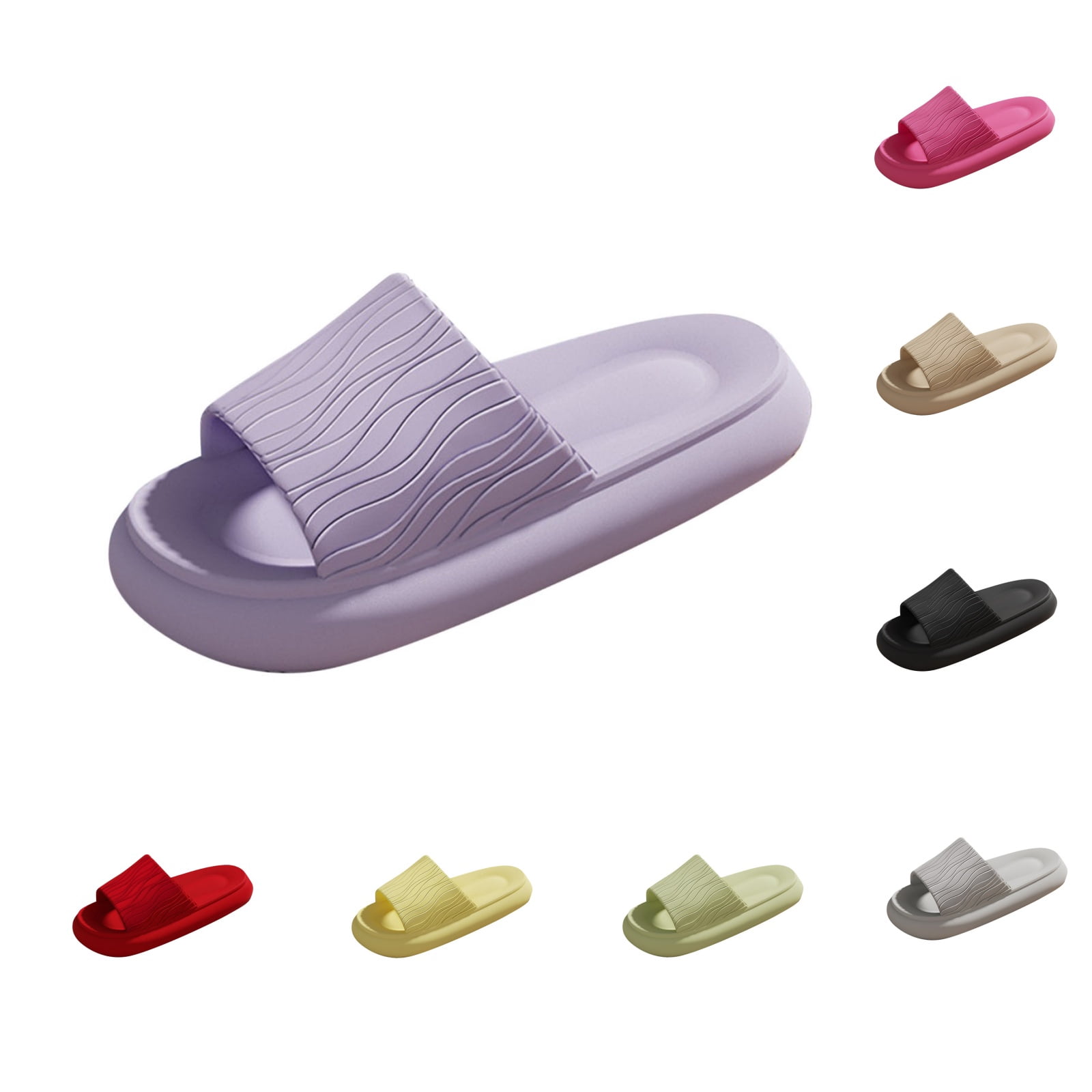 Bixock Slippers for Women,Women Shower Slides Bathroom Sandals with ...