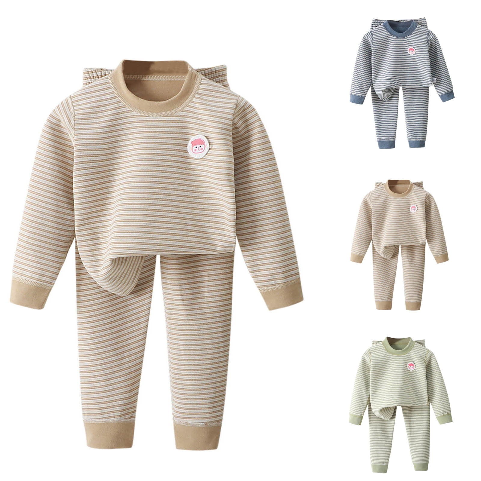Bixock Toddler Boys Girls 2 Piece Loungewear Set Toddler Clothings Kids ...