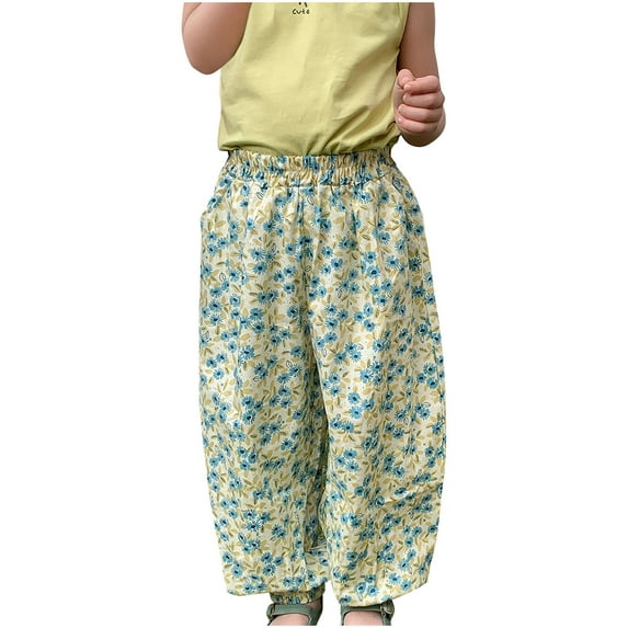 Bixock Toddler Boys Girls Jogger Sweatpants,Pants for Kids Girls Floral ...