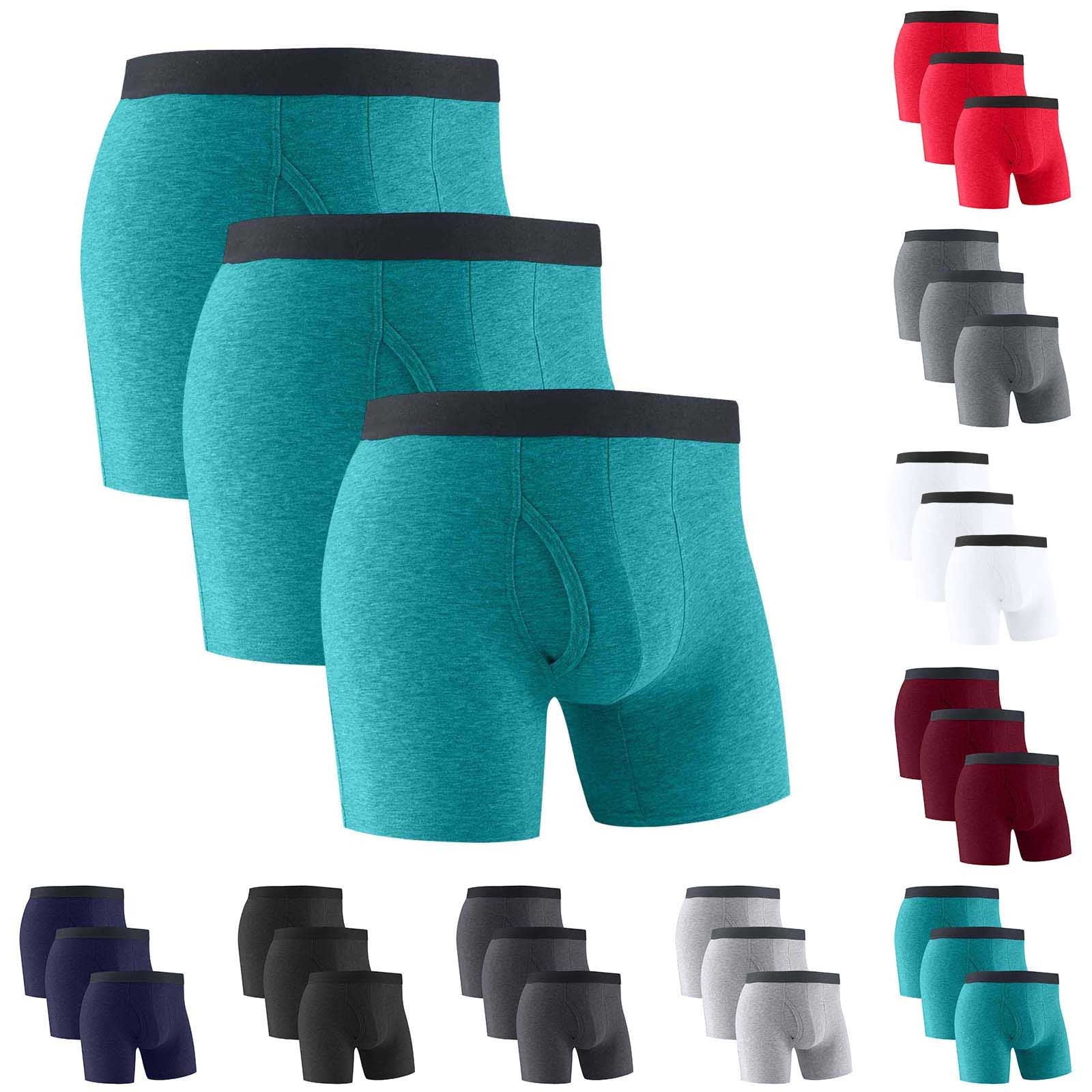 Bixock Underwear for Men,Men's Big and Tall Underwear Pius Size Boxer ...