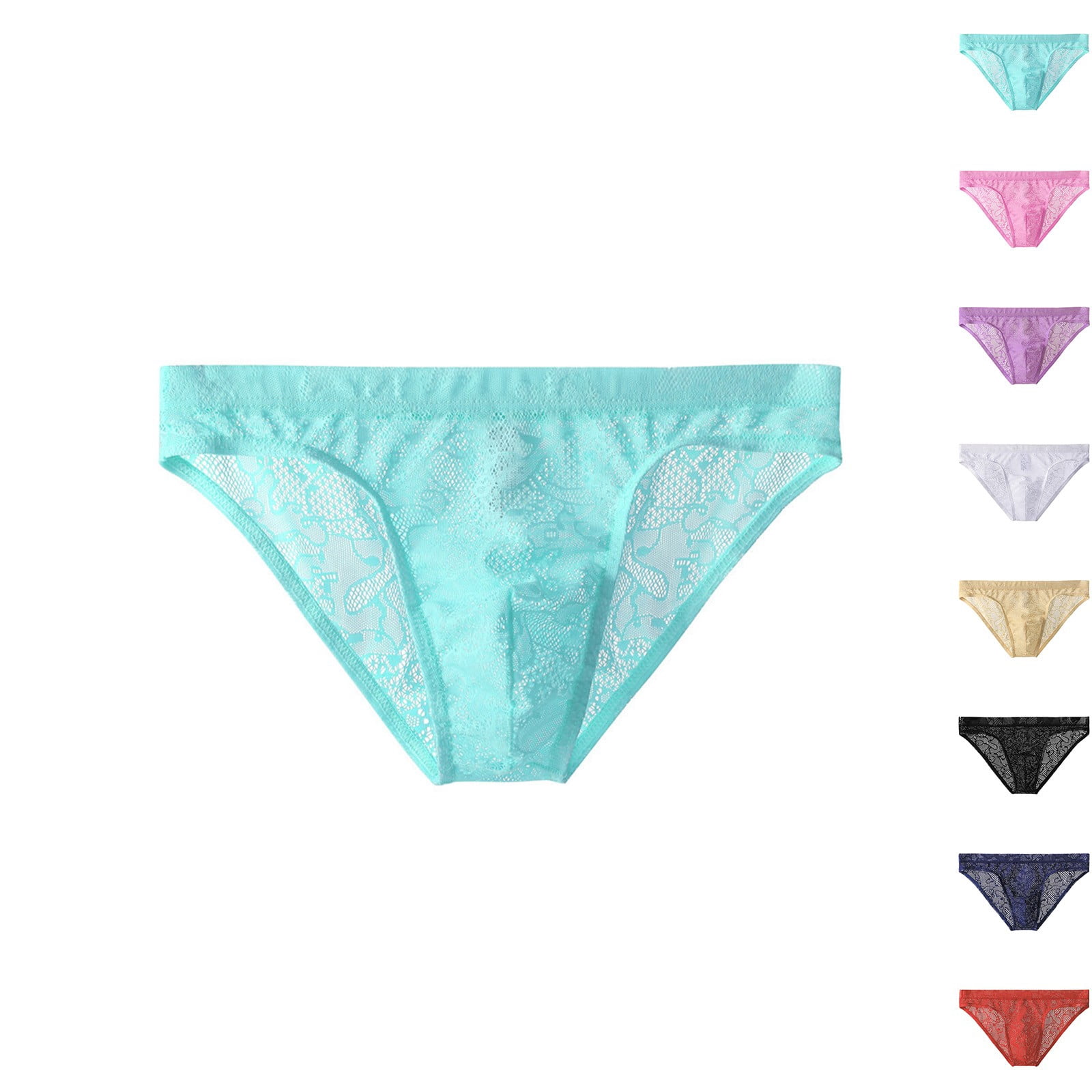 Bixock Underwear for Men,Men's Underwear Lace Sheer Briefs Low Waist ...