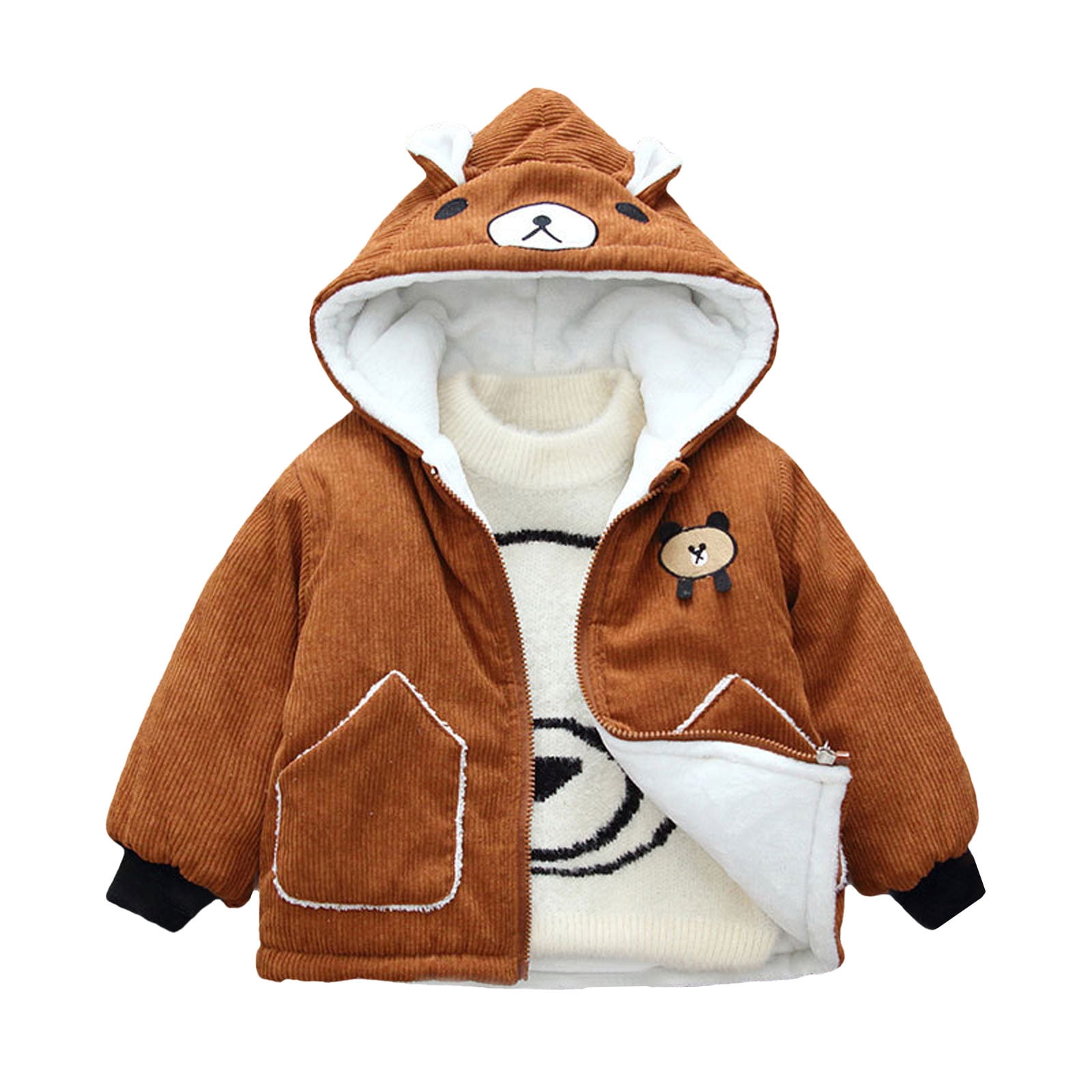 Bixock Winter Jackets for Kids,Fleece Jacket Boys and Girls,Children's ...