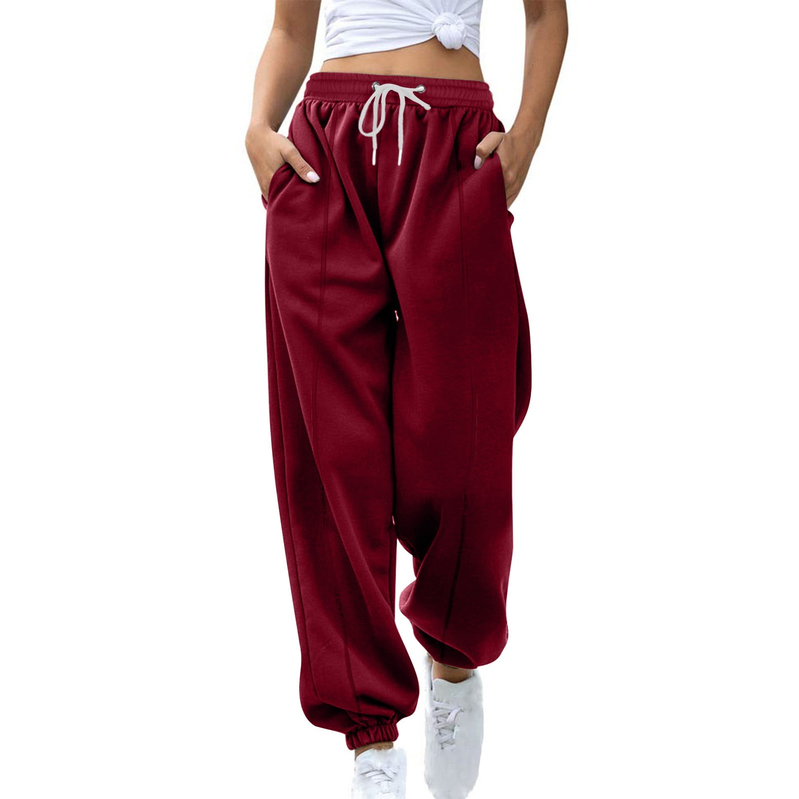 Bixock Women Fall and Winter Clothes,Women Casual Pants,Women's Loose Fitting Leggings ...