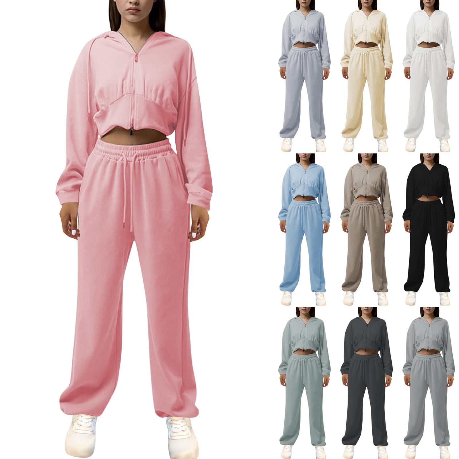 Bixock Women Fall and Winter Outfit Set,Women Two-piece Set,Women's Two ...