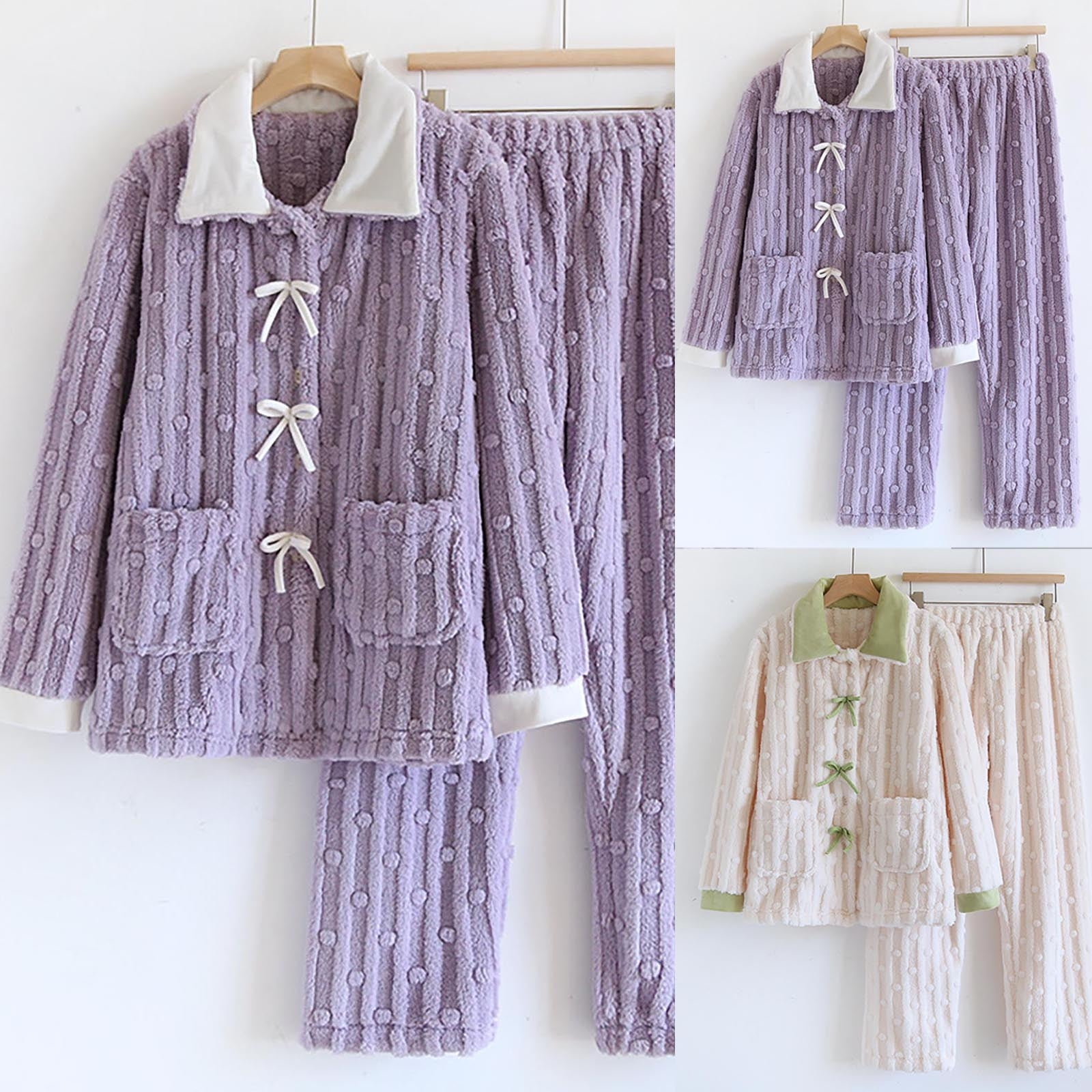 Bixock Women Fall and Winter Pajamas Set,Women Pajams Two-piece Set ...